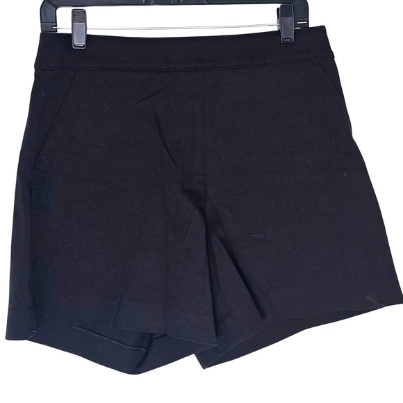 SPANX | Shorts | Spanx Midrise Stretch Twill Shorts Black Medium ...